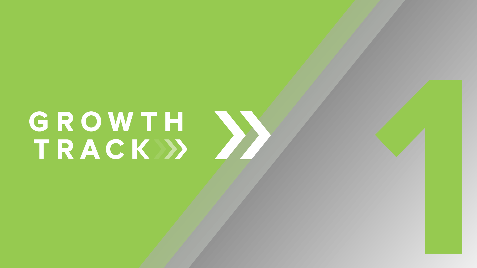 Growth Track 1 - Welcome to C3